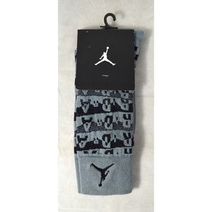 Jordan | Underwear & Socks | Unisex Black Grey Jordan Air Sneakers Crew ...